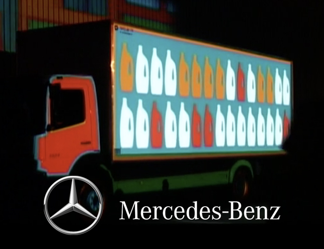 Mercedes-Benz Truck Projection - טרגט מרקט Target Market